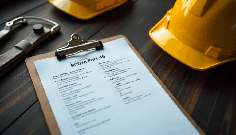 Inside MSHA Part 46: What Every Contractor Should Know
